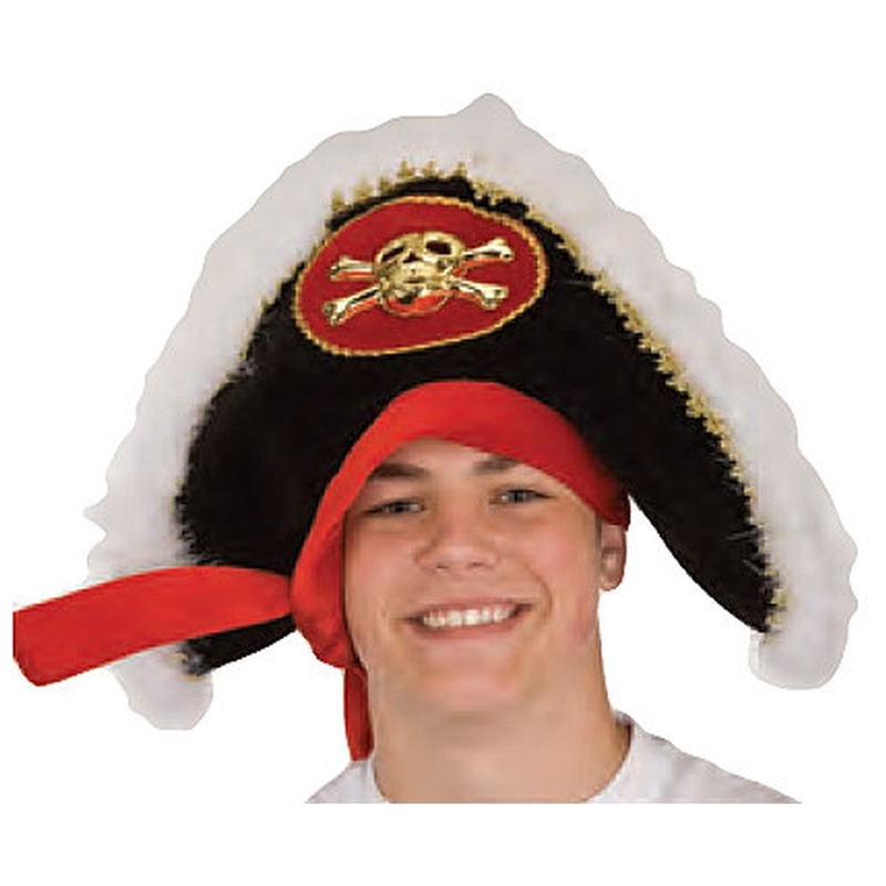 Pirate Hat with Skull and Crossbones | The Costumer