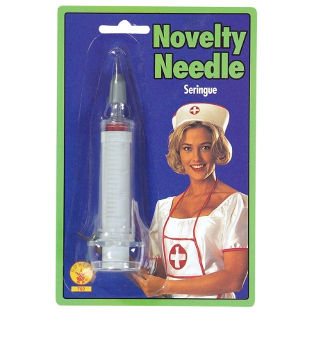 Fake Hypodermic Needle and Syringe