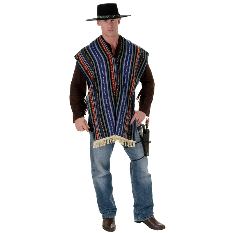 Mexican Western Bandito Serape Poncho | The Costumer