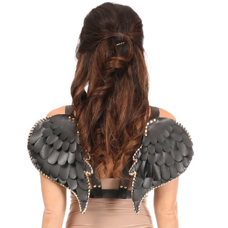 Faux Leather Angel Wings | The Costumer