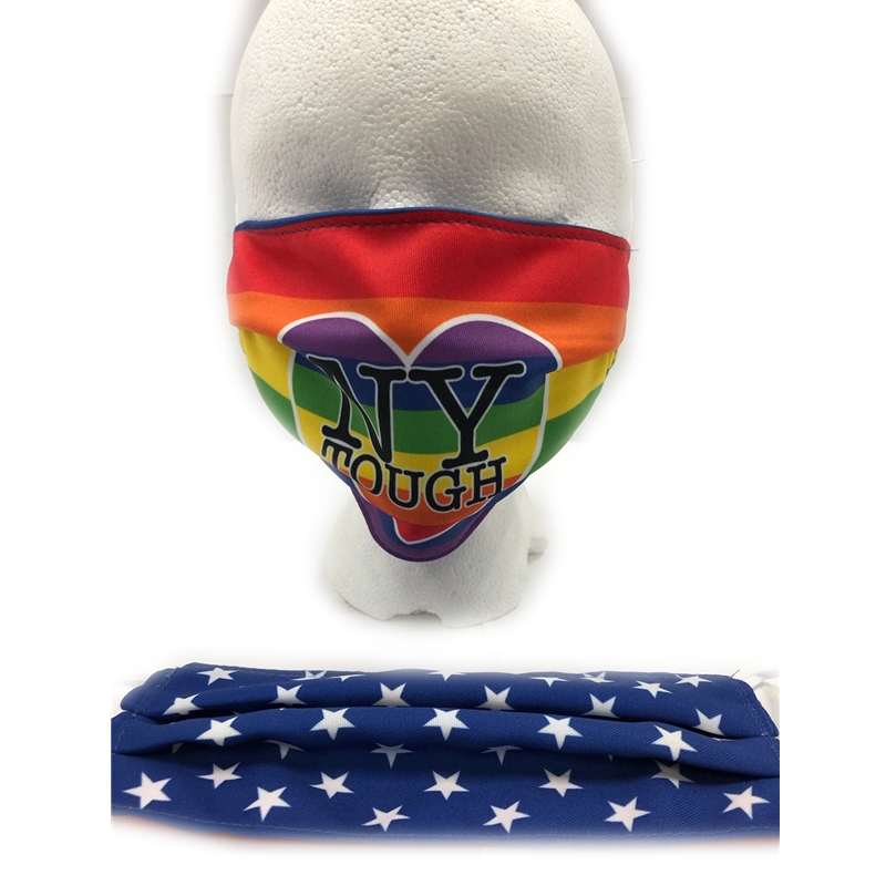 Patriotic New York Tough Face Mask Adult