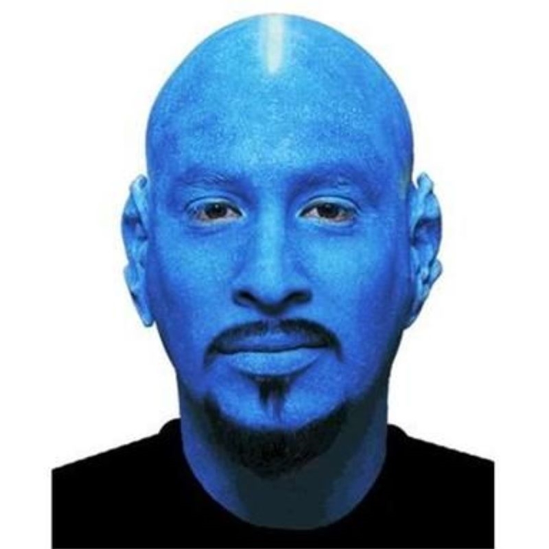 Blue Bald Cap | The Costumer