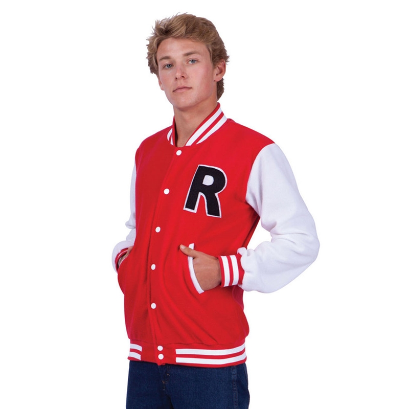 Red Letterman Jacket Girl at Lisa Hawke blog