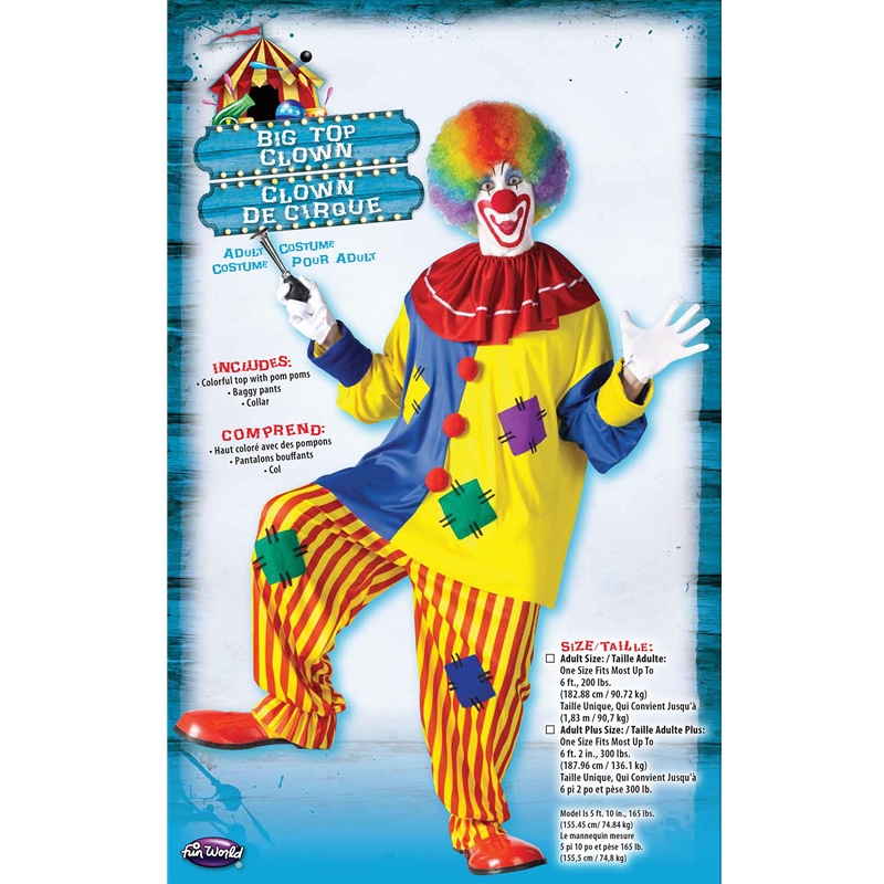 Big Top Clown Costume
